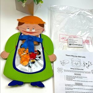 Earlychildhood.com | Toys | There Was An Old Lady Felt Story Set | Poshmark